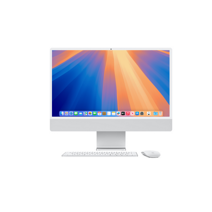 iMac 24 inch M1 (2021 Silver) 8gb, 256GB, 8-Core GPU – Cheshire Macs